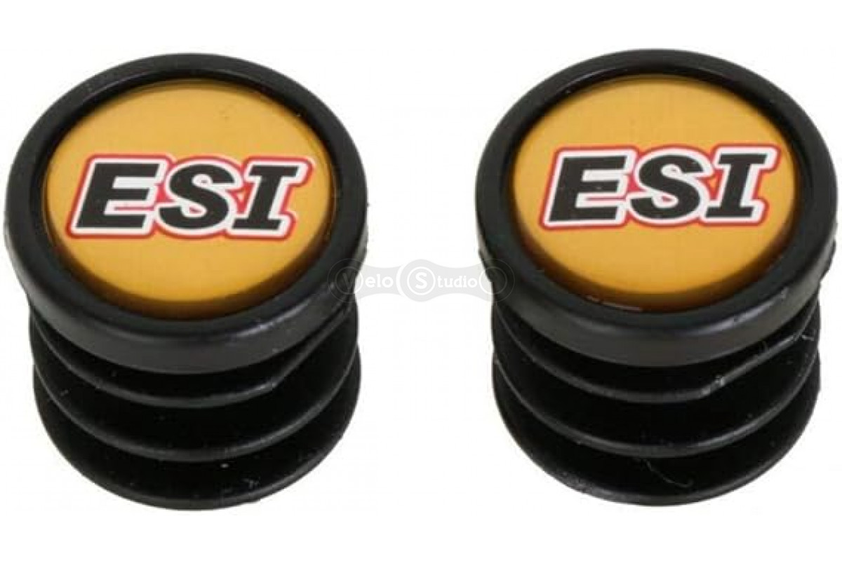 Заглушки руля ESI Bar Plug Black, чёрные (OEM), купить