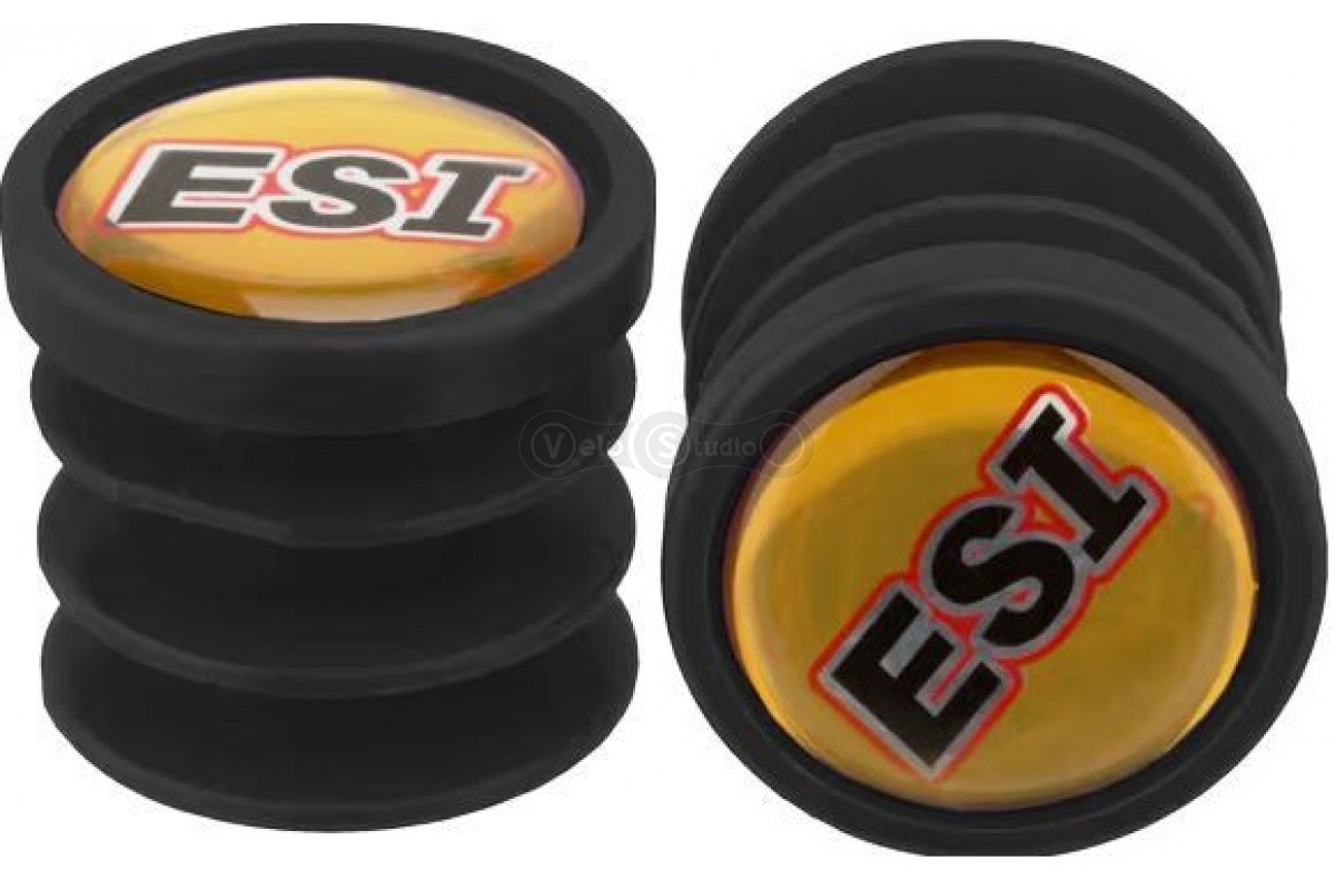 Заглушки руля ESI Bar Plug Black, чёрные (OEM), купить