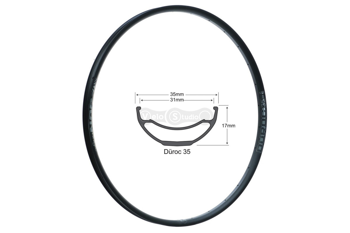 Обод SUNringlé Duroc 35 29", 622x31, 32 отв, черный, анодированный ...