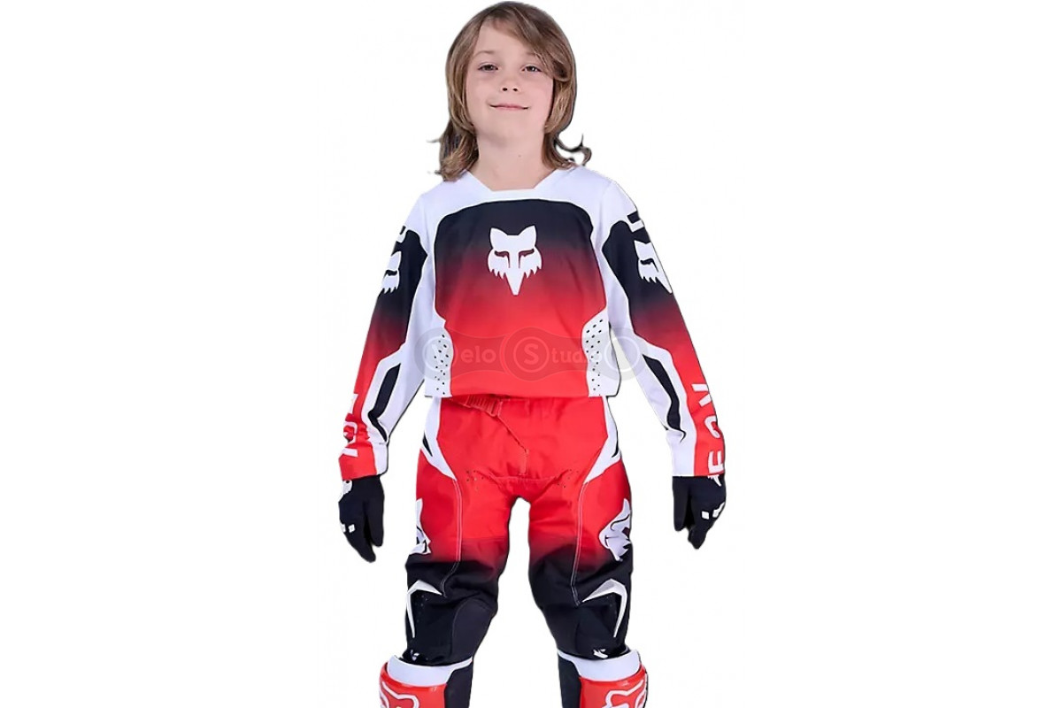 Дитяча джерсі FOX 180 Youth Jersey Shield Flo Red, купити