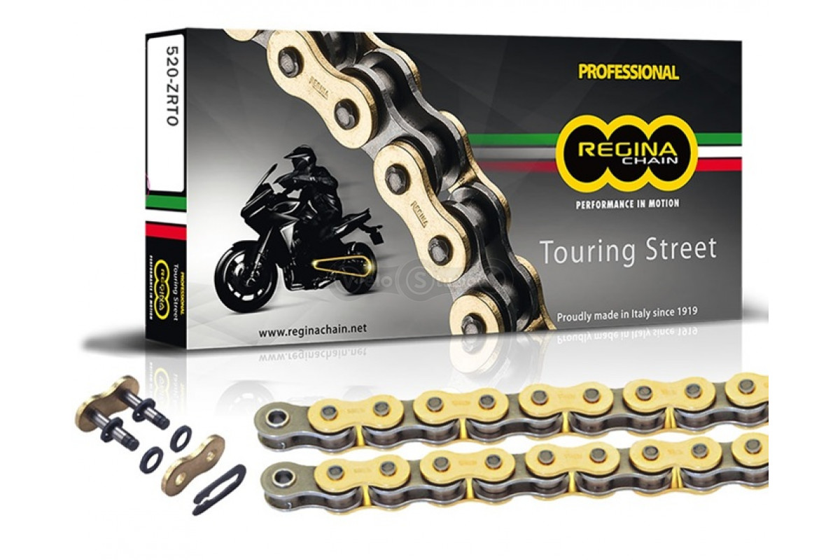 Цепь Regina ZRT Chain - 525 [Gold], 525-122L / Seal Ring, купить