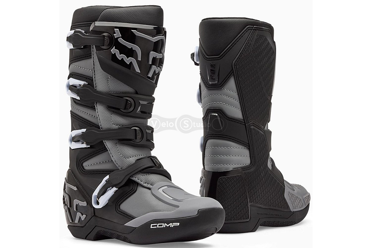 Підліткові мотоботи FOX COMP Youth Boot Grey нова модель, купити